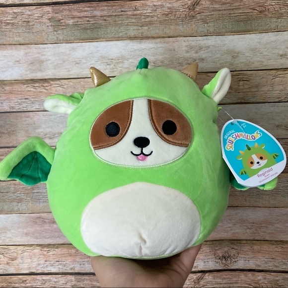 Squishmallows | Other | Squishmallow Reginald The Corgi In Dragon ...